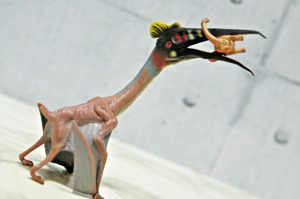 CollectA Quetzalcoatlus Predation Figure – Soft Vinyl Dinosaur Monster ...