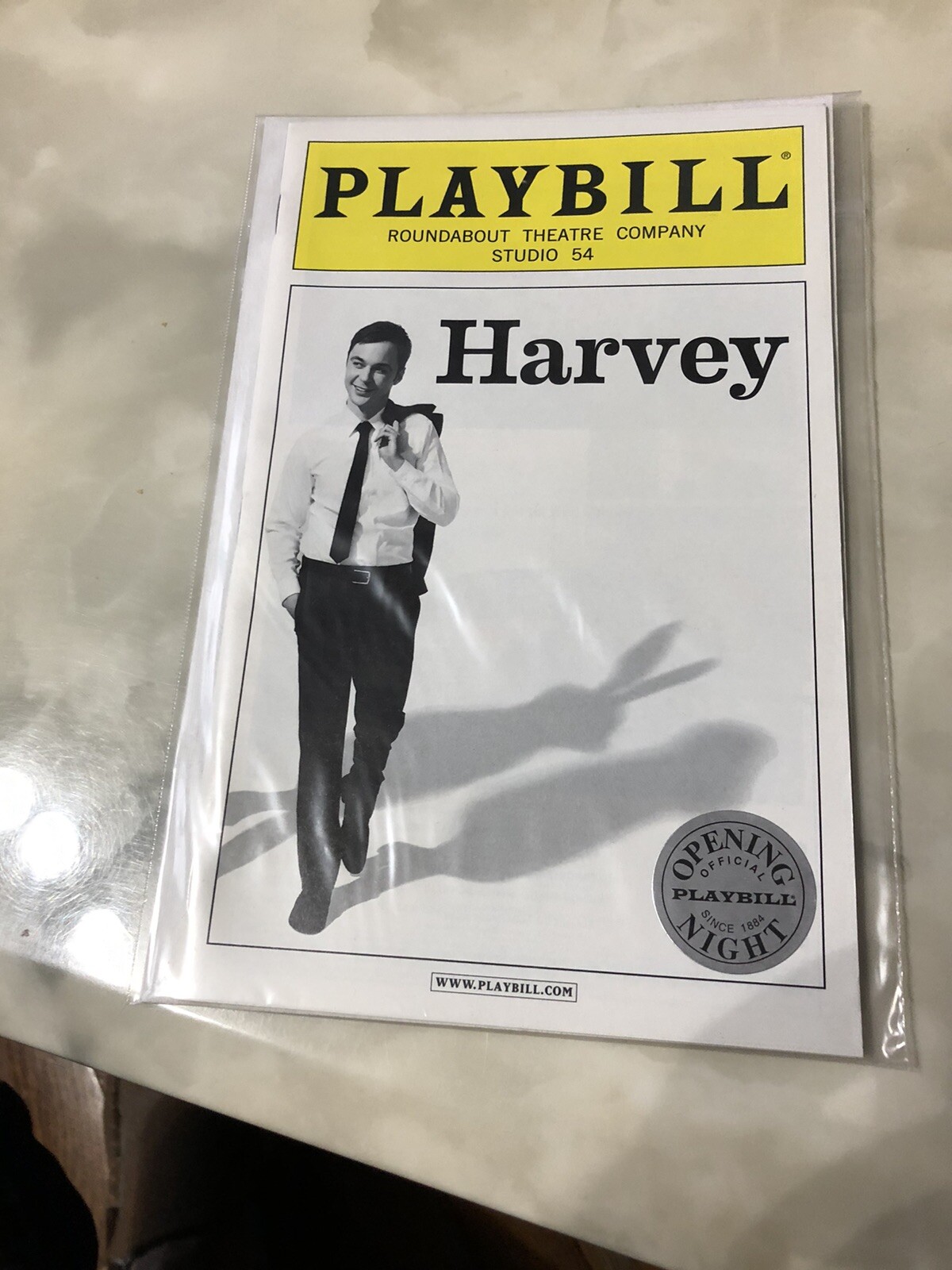 Harvey Opening Night Playbill With Jim Parsons | eBay UK