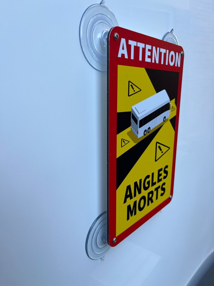 Angles Morts Suction Cup Removable Top Quality Signs Motorhome RV A ...
