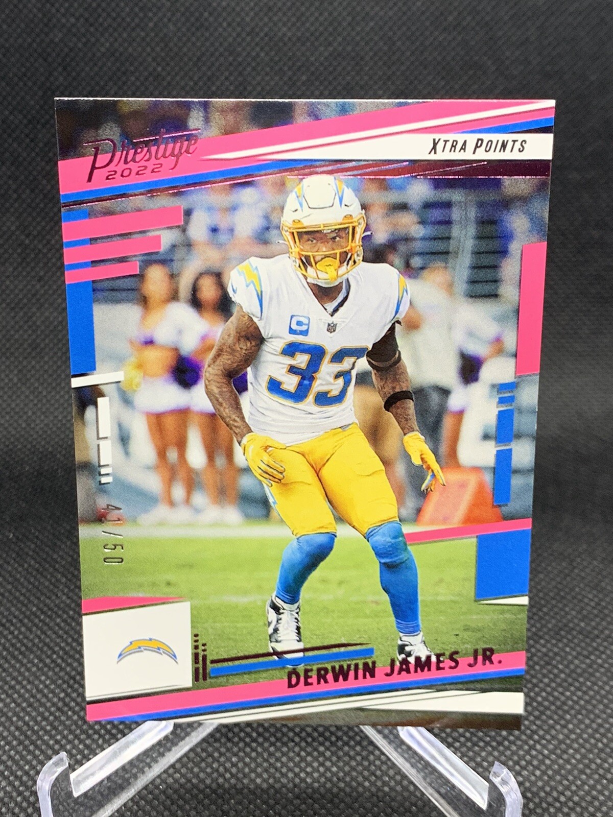 2022 Panini Prestige PINK Xtra Points Derwin James Jr. SP /50 #158 LA ...