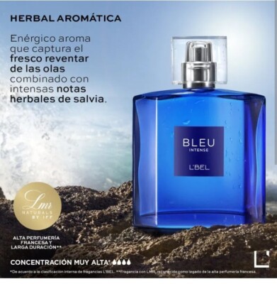 Bleu Intense by Lbel 3.3oz Perfume for Men CYZONE ESIKA l'bel | eBay