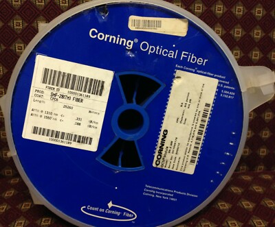 Corning fiber SMF-28(Tm) Bare Fiber 25000 m / 25 km with both ends ...