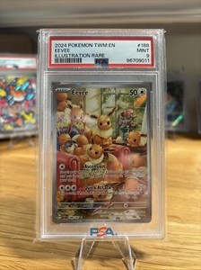 Eevee 2024 Scarlet & Violet: Twilight Masquerade #188/167 Illustration ...