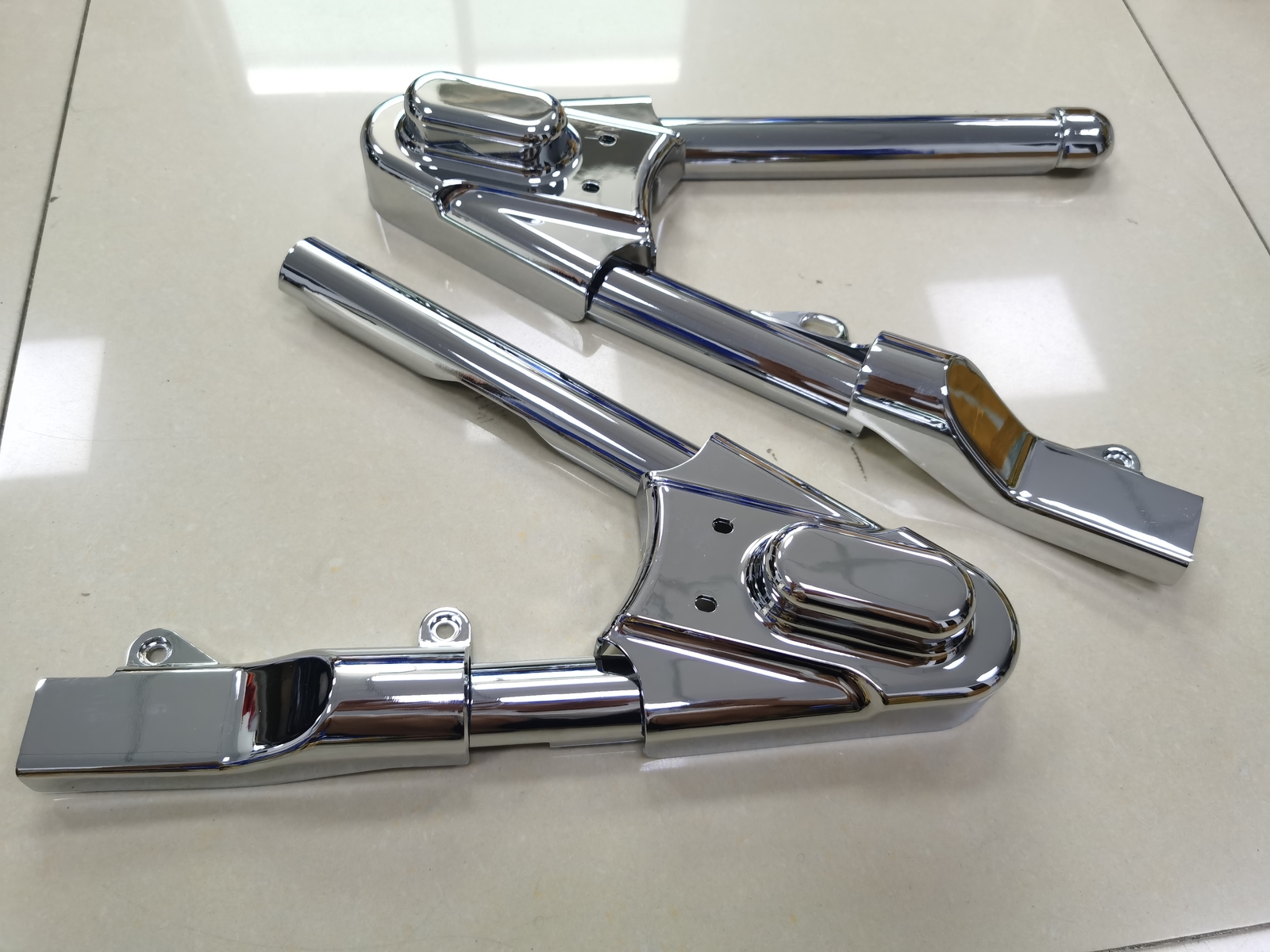 Chrome Rear Swingarm Phantom Covers Kit For Harley Softail 00-05 FXST ...