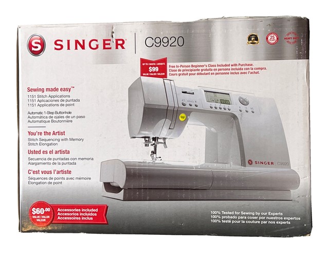 SINGER C9920 Sewing Machine - White for sale online | eBay