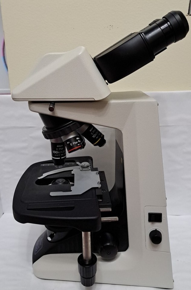 Nikon Eclipse E200 Microscope With (FOUR) Objectives , 4x/10x/40x/100x ...