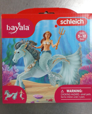 Schleich Bayala Mermaid Eyela On Seahorse 70594 | eBay