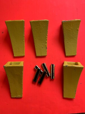 Set/5 A-TF23D excavator / backhoe bucket Fangs type teeth w/ A-TF23P ...