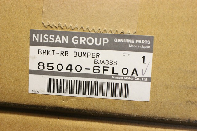 Nissan 850406FL0A Genuine OEM Bumper Bracket A0034 for sale online | eBay