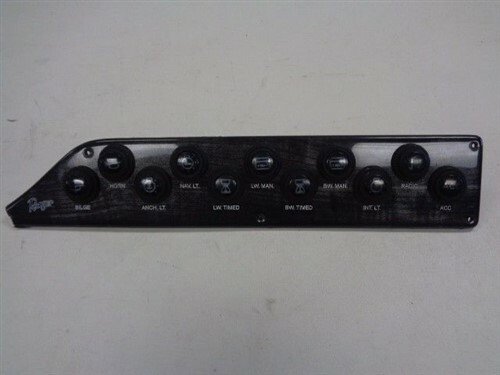 RANGER 7202849 / J180437 GRAY WOODGRAIN PUSH BUTTON SWITCH PANEL 16 5/8 ...