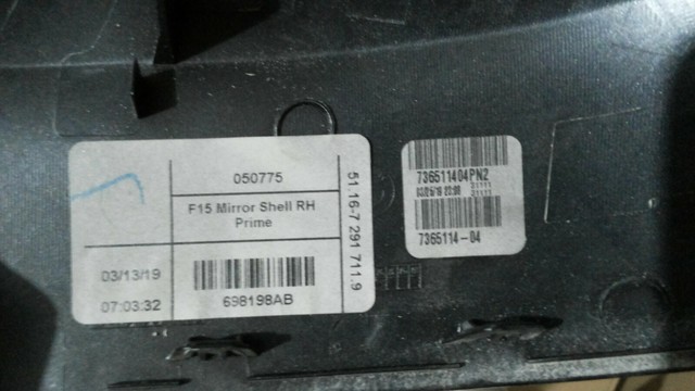 Genuine OEM Door Mirror Cover for BMW 51167365114 for sale online | eBay