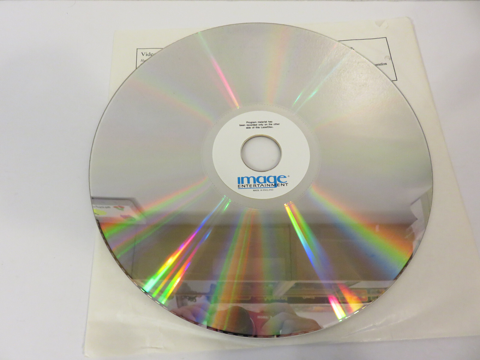 LA TOYA JACKSON MUSIC CONCERT VIDEO LASERDISC LASER DISC COVER PUNCH | eBay