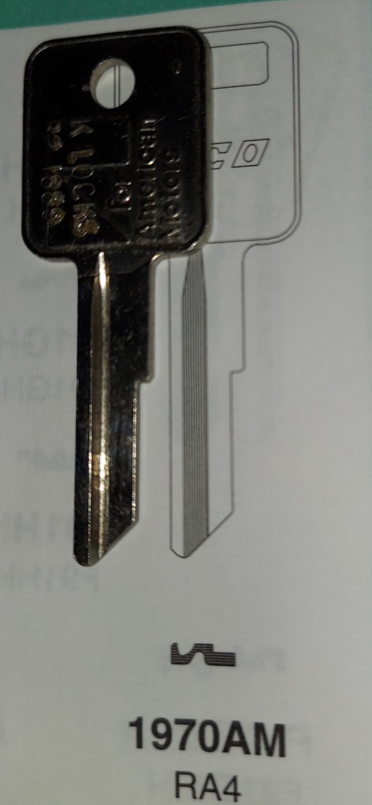 AMC Jeep 1970AM, RA4, 99A, Vintage Key Blank | eBay