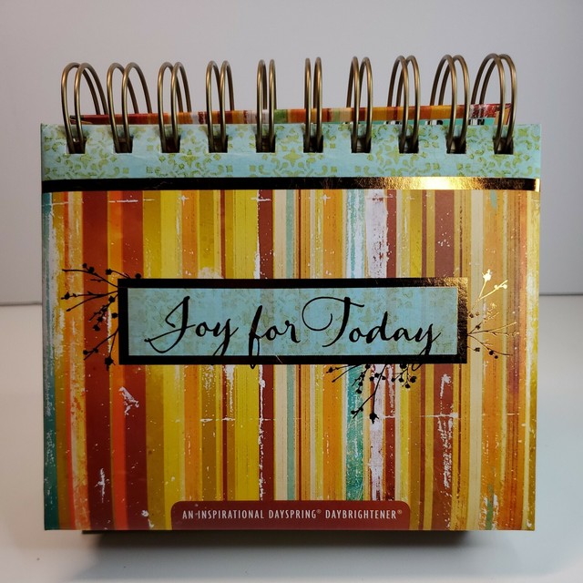 DaySpring Joy for Today Daybrightener Perpetual Flip Calendar 366 Days ...