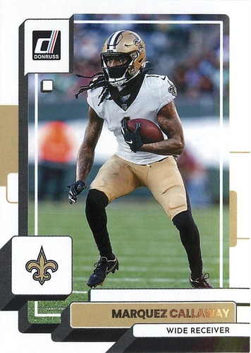 Marquez Callaway 2022 Donruss Football NFL Base Card #243 New Orleans ...