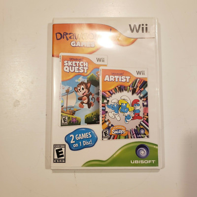 Drawsome Sketch Quest/Artist Video Game (Wii) - 2 Games 1 Disc ...