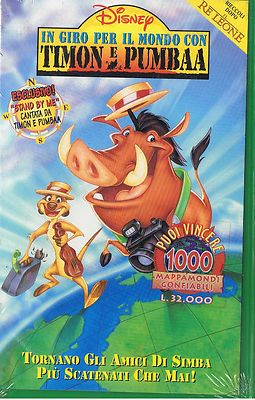 Timon And Pumba Movie By W.Disney - Videotape New - Edition DISNEY ...