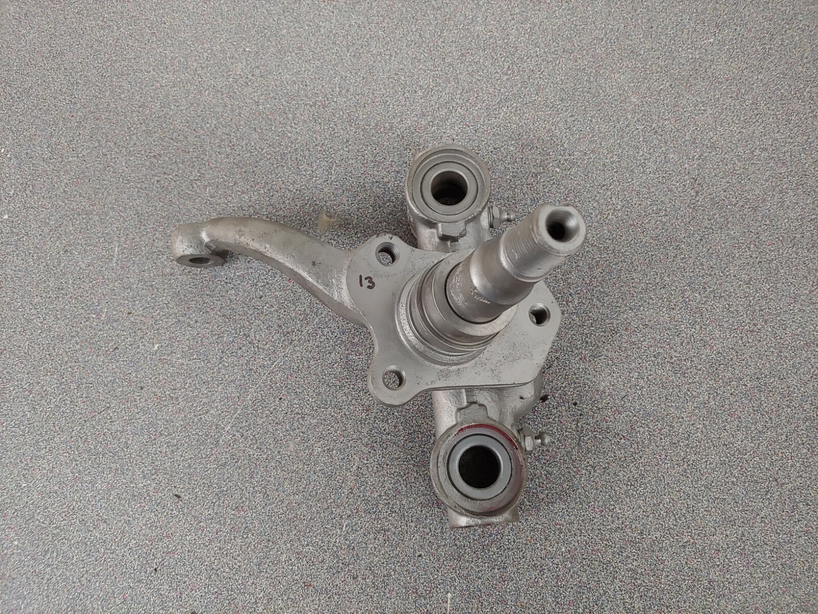 USED ORIGINAL PORSCHE 356 356A RIGHT FRONT WHEEL AXLE SPINDLE ASSEMBLY ...