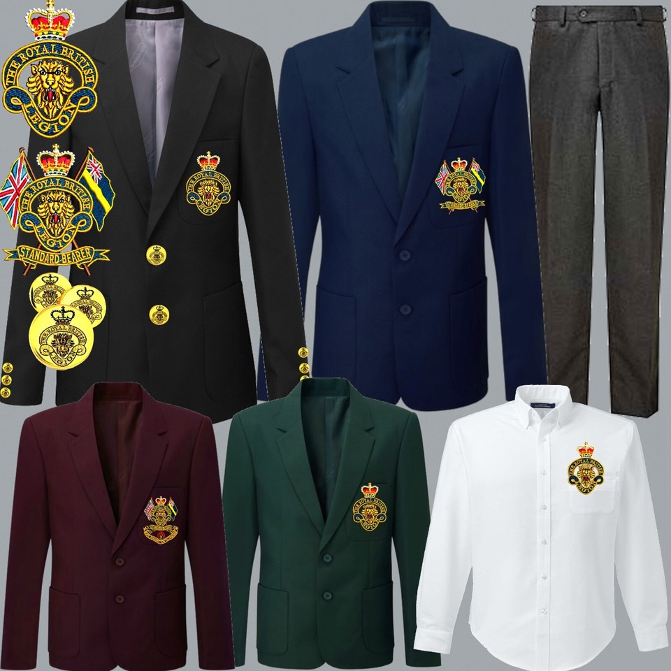 UNITS K TO P REGIMENT CORPS EMBROIDERED BLAZERS FULL ENGRAVED ...