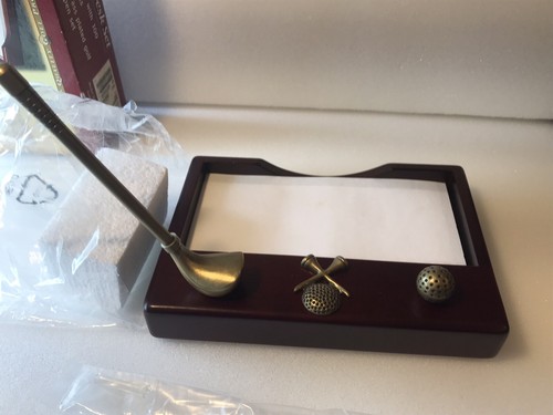 Golf Pad And Pen Desk Set New | eBay