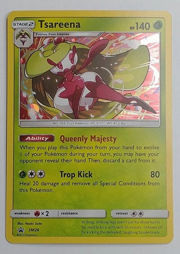 Pokemon TCG SM PROMO TSAREENA SM26 RARE HOLO | eBay
