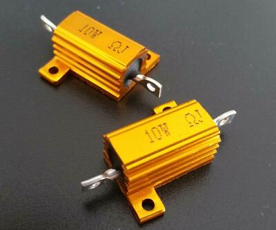 10Pcs 10W Watt Power Metal Shell Wirewound Resistor 5 Ω 5RJ Ohms Class ...