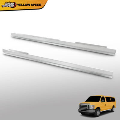 Slip On Rocker Panels Fit For Ford E150 E250 Econoline Van 1992-2016 ...