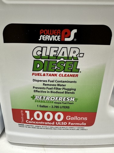 Power Service, Clear Diesel Fuel/Tank Cleaner, 1 Gal. bottles, 4-pack ...