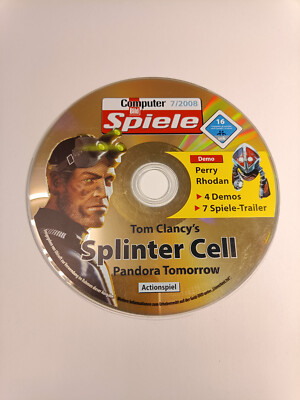 Splinter Cell Klassiker Computerbild Spiele CD Vollversionen PC Spiele ...