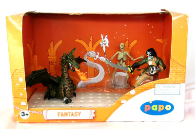 New Papo Fantasy Action Figure Set - Dragon Skeleton Pirate 48950 | eBay