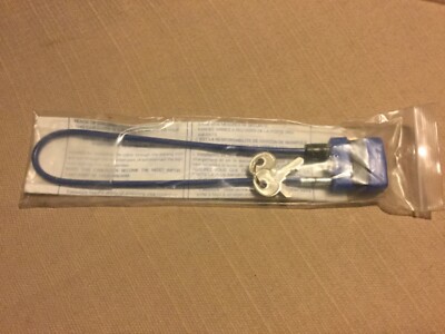 Noble Security NG-430 Blue Cable Gun Lock with two keys | eBay