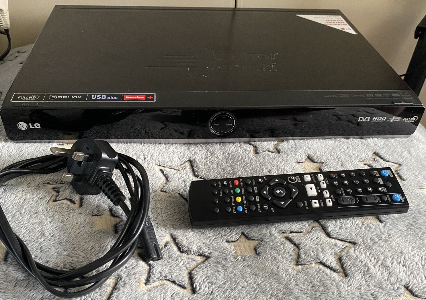 LG RHT497H DVD Recorder with 160GB HDD - Black for sale online | eBay