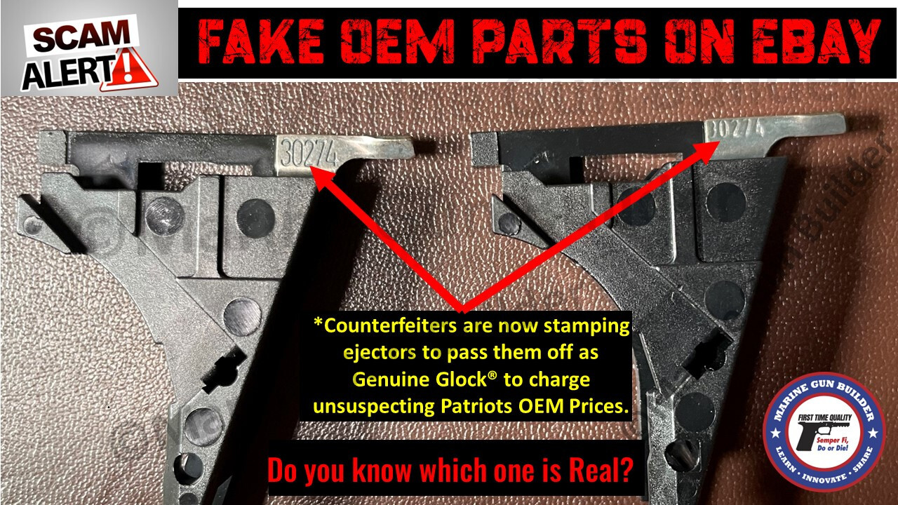 Glock 26 Lower Parts Kit OEM Gen 3 w/ Upgraded Gen 4 Ejector G26 LPK ...