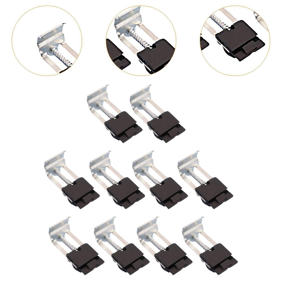 10 Pieces Undermount Sink Clips Installation Repair Parts Kitchen Sink ...