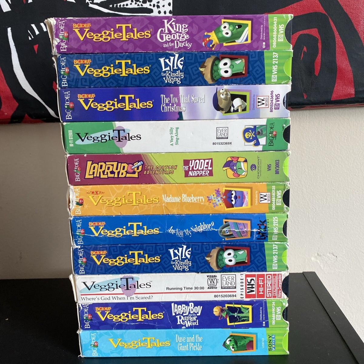 Veggietales Leken Som Reddet Julen Vhs Lot Of 22 Vintage Veggie Tales