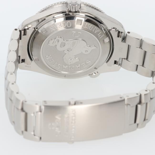 OMEGA 2201.50 SEAMASTER 600 PLANET OCEAN DATE AUTOMATIC BLACK DIAL MEN ...