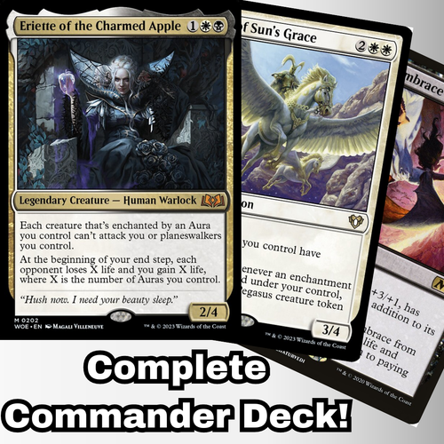 Eriette of the Charmed Apple Commander Deck EDH 100 Magic Cards Custom ...