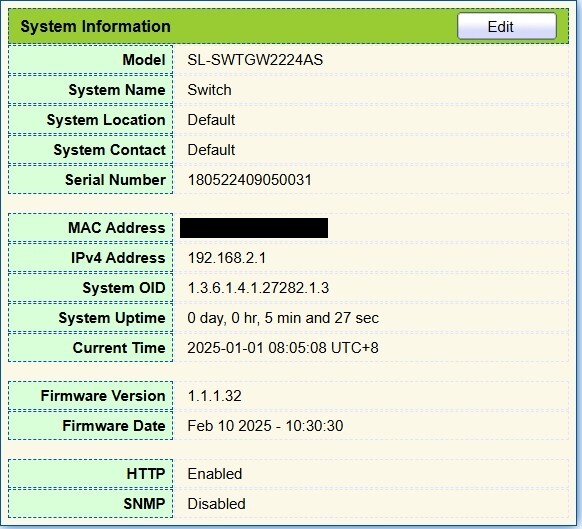 Sodola 2.5G x24-Port Managed Switch, 2x 10G SFP+ LAGG,QoS,VLAN,IGMP,1U ...