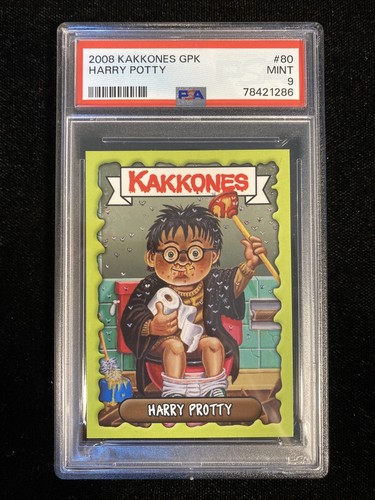 2008 GPK Garbage Pail Kids GPK Kakkones #80 Harry Potty Potter Italy ...