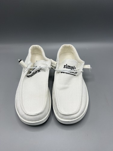 Simply Southern Collection Slip On Shoes RN 147258 Size 9 Women’s White ...