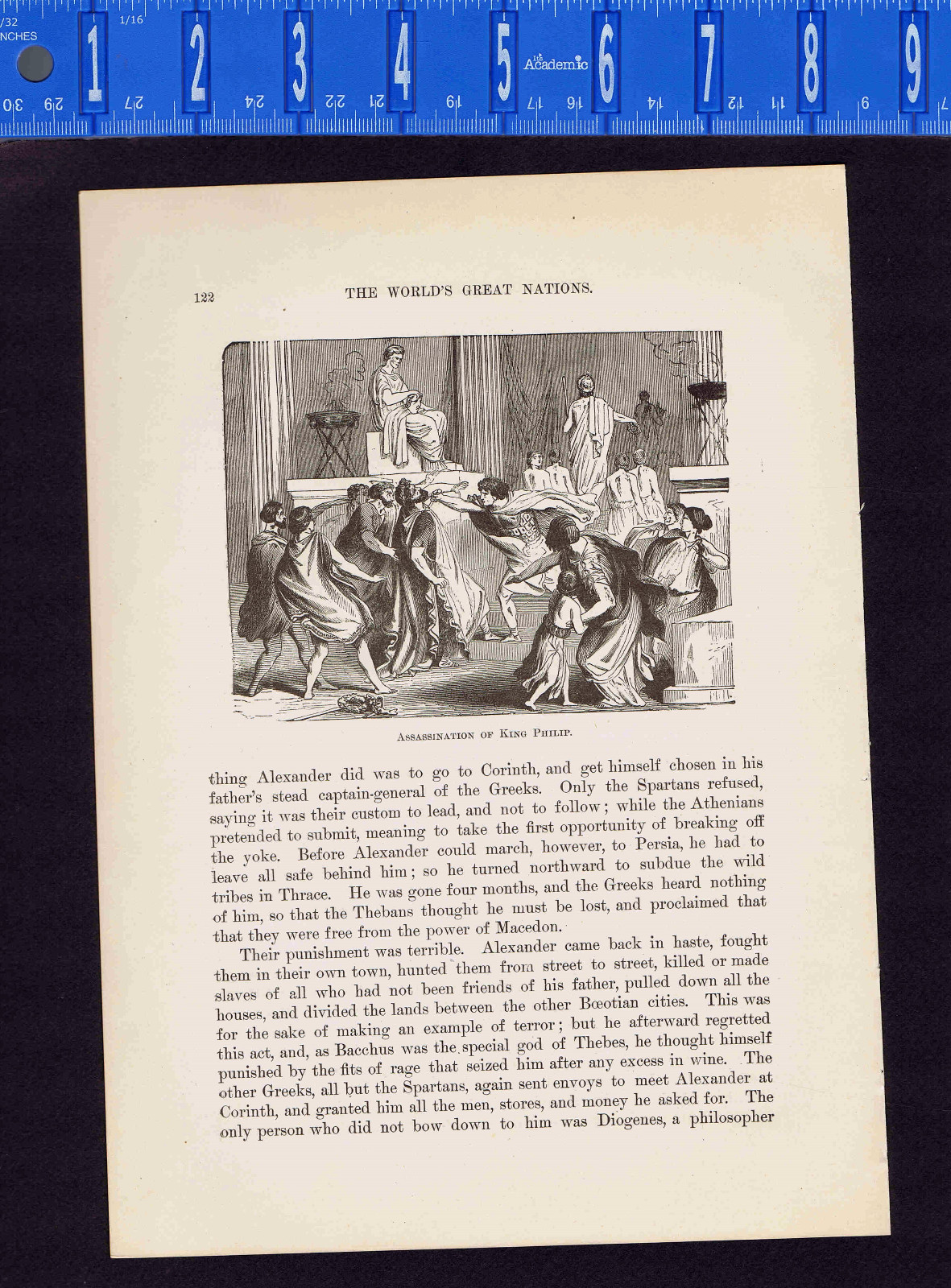 Assassination of King Philip, Alexander the Great's Father-1882 Page of ...