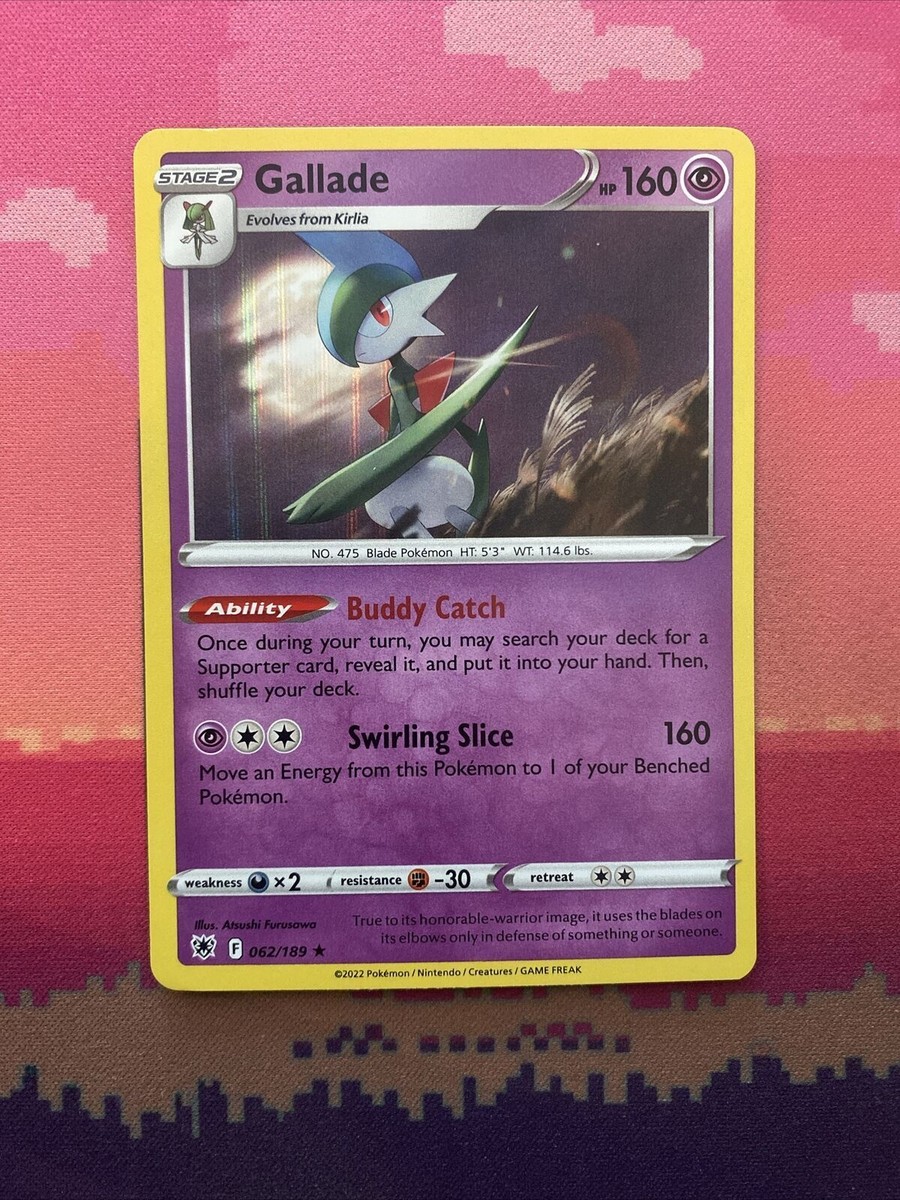 Pokemon Gallade Card