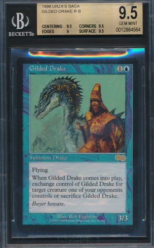 Urza's Saga Gilded Drake BGS 9.5 Graded Magic MTG (4564) | eBay