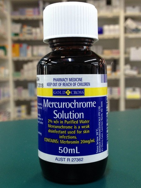 Gold Cross Mercurochrome Solution 2 50ml for sale online | eBay
