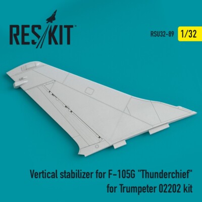 1/32 Reskit RSU32-0089 Vertical stabilizer for F-105G "Thunderchief ...