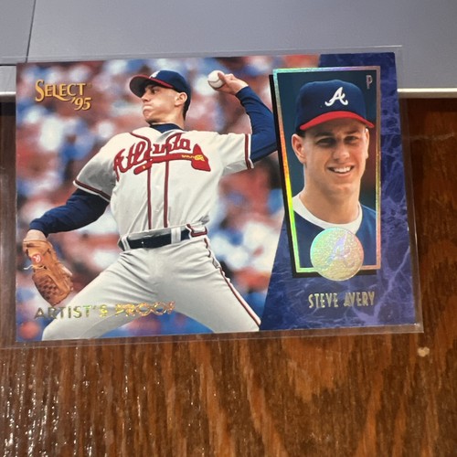 Steve Avery 1995 Select Artist's Proof #7 Atlanta Braves 1 Per Box SP ...