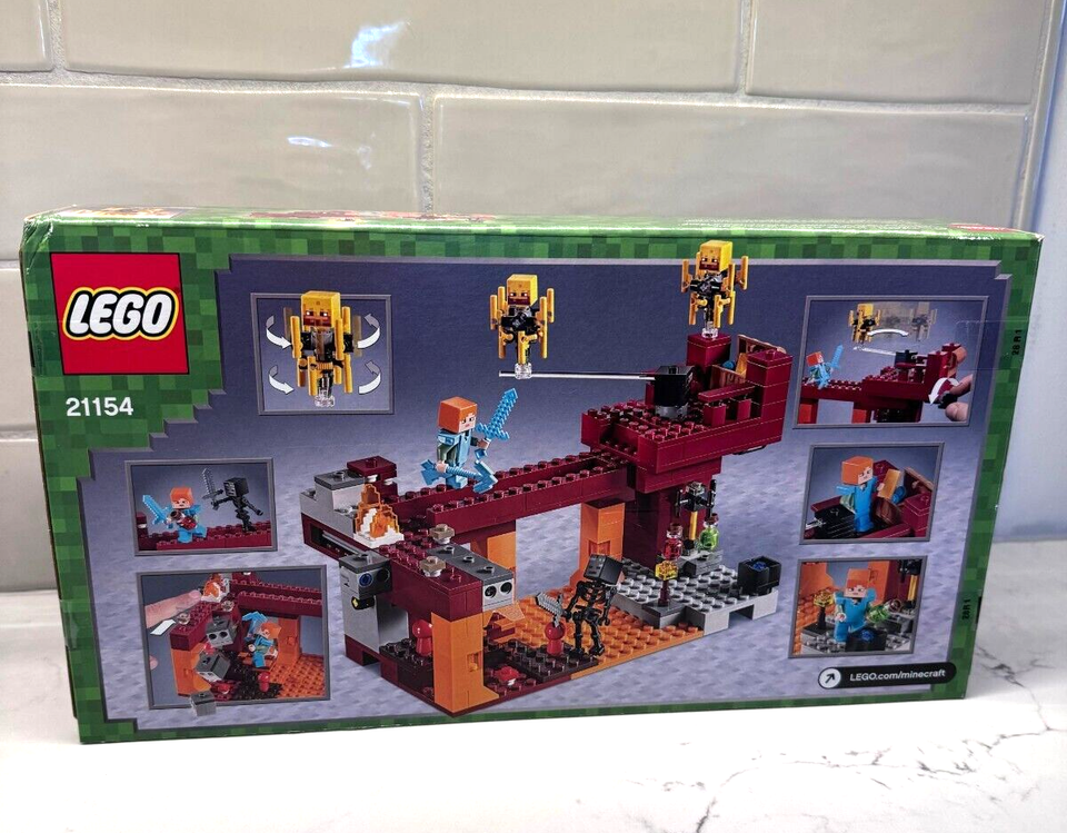 New Lego Minecraft 21154 The Blaze Bridge | eBay
