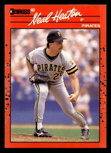 1990 Donruss Baseball Card #658c Neal Heaton Pittsburgh Pirates | eBay