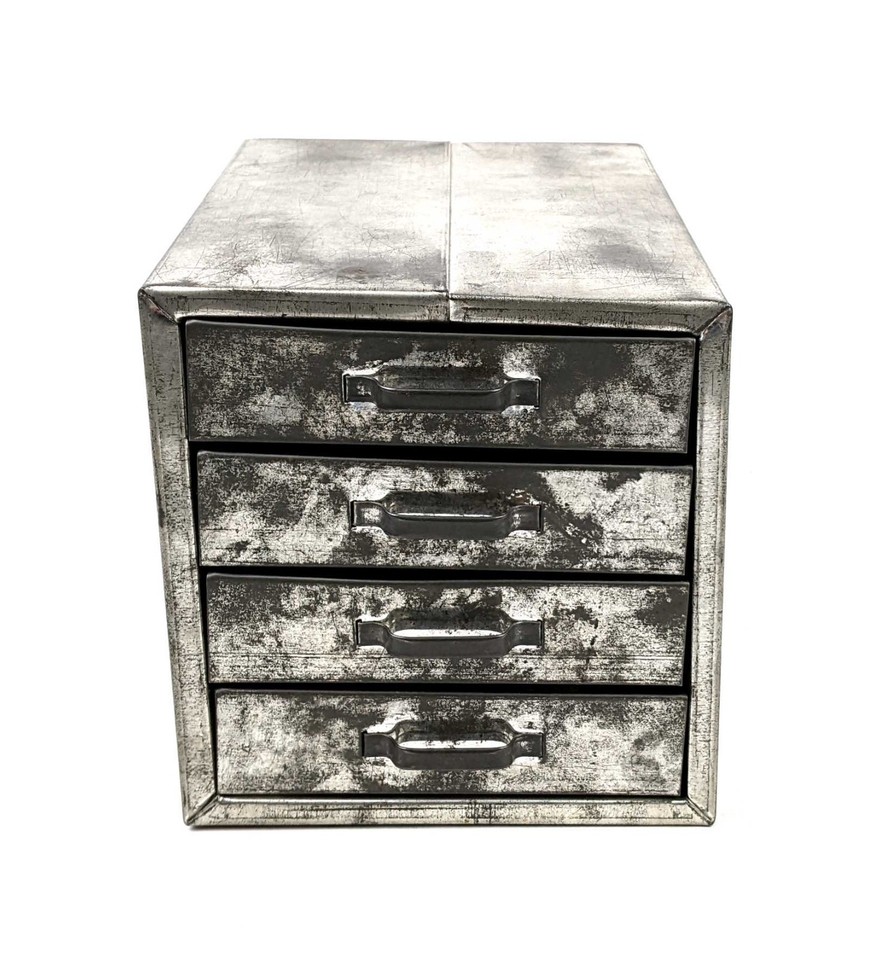 Vintage Handy Porter Metal Tin Aluminum Tool Box Gadget Trinkets | eBay