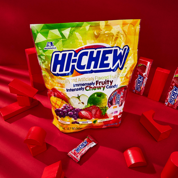 Hi-Chew Original Mix Chewy Candy 12.7 oz Stand Up Pouch Fruity & Chewy ...